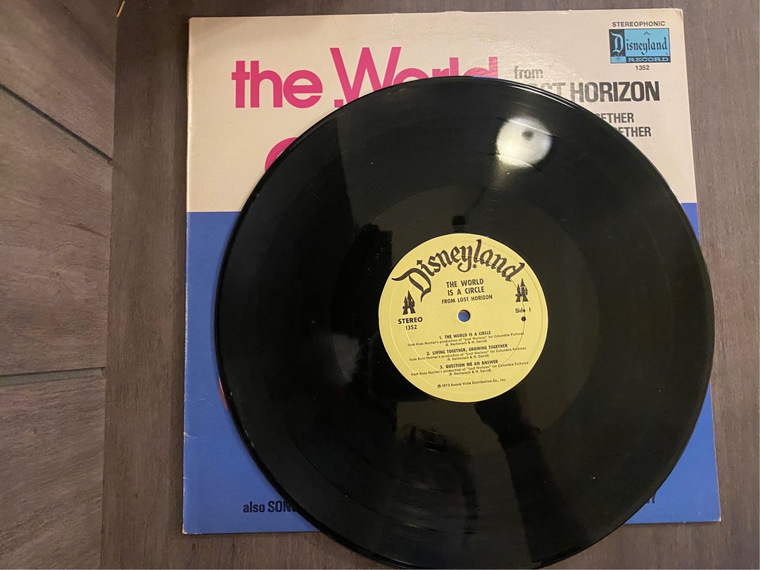 Walt Disney the World is a Circle Disneyland Vinyl LP Record - Etsy