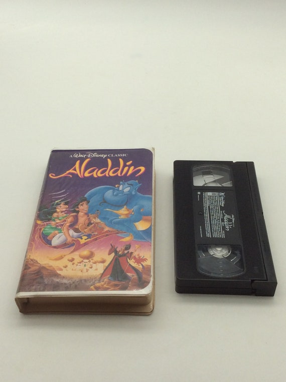 Walt Disney Aladdin VHS 1993 Black Diamond 1662 | Etsy