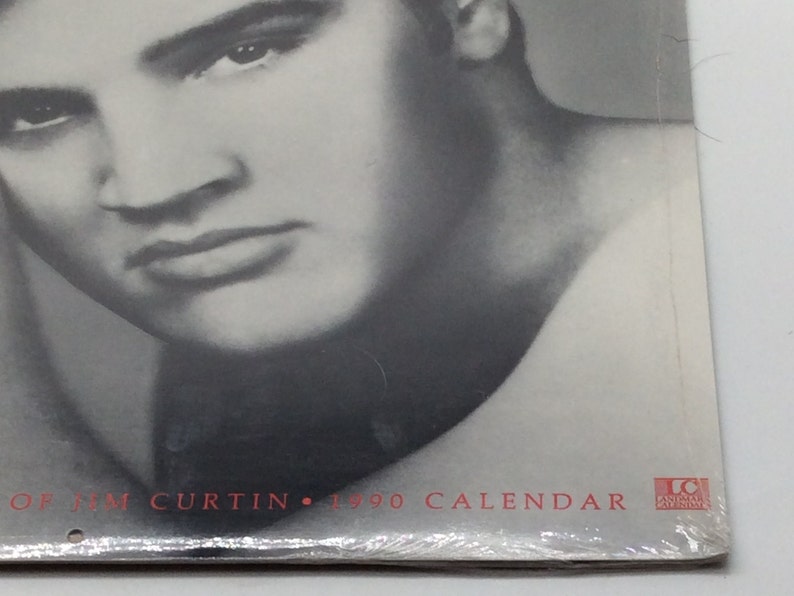 Elvis Presley 12 Month Calendar 1990 Jim Curtin Landmark Photos New ...
