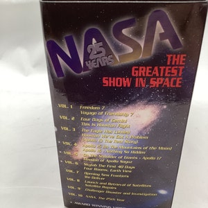 NASA 25 Years: the Greatest Show in Space Collection - 10 Pack VHS - Etsy