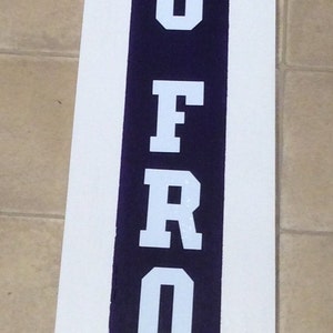 College Spirit Porch Signs 48" X 9" - TCU - Go Frogs - Etsy