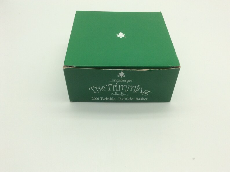 Longaberger Twinkle Twinkle Star Tree Trimming Basket - Etsy
