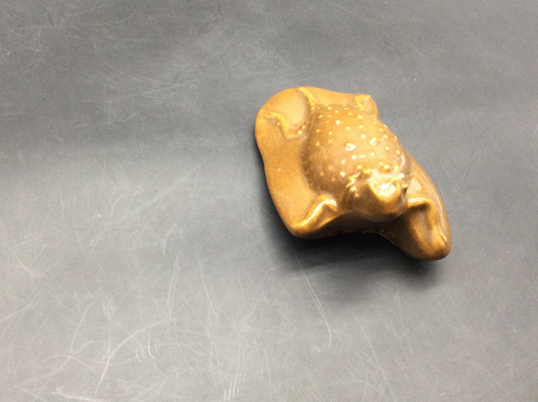 Vintage Horned Toad Frog Figurine of Old Rip Folklore Souvenir Eastland ...