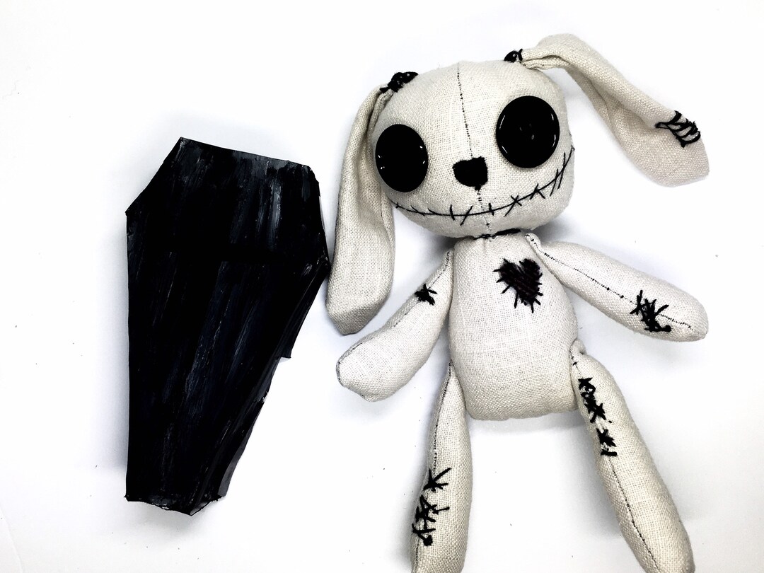 Handmade Zombie Bunny Plush Doll: Halloween Voodoo Toy - Etsy