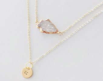 Kansas City Inspired Lariat Chief Y Necklace Gold Mini Arrowhead KC ...