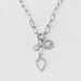 Kansas City Inspired Charm Necklace KC Football Chunky Chain Chief ...