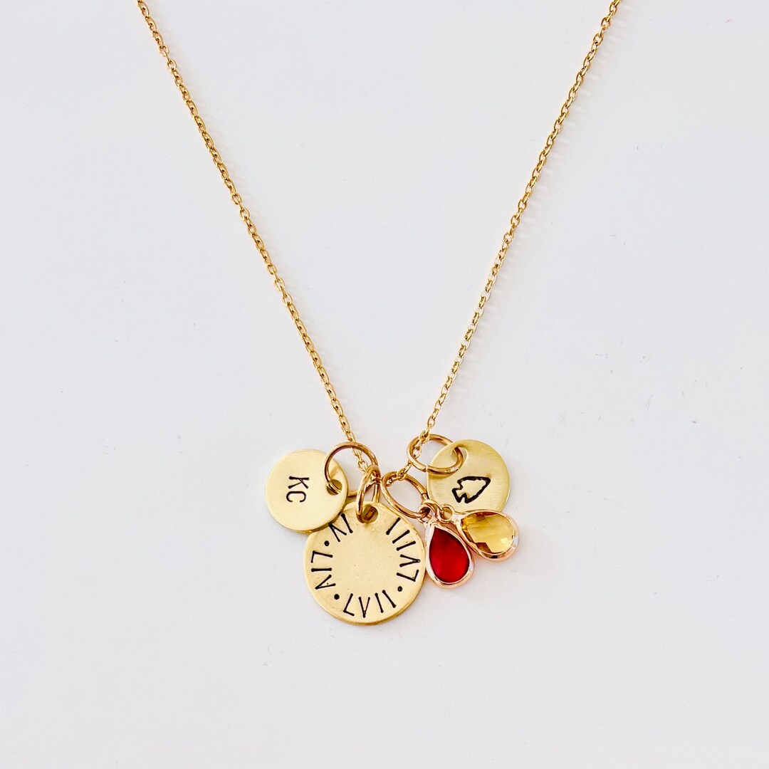 Super Champions Kansas City Inspired Arrowhead Chief Charm Necklace ...