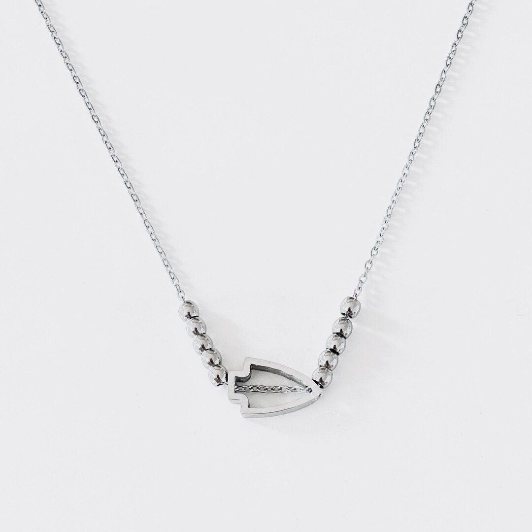 Kansas City Arrowhead Inspired Necklace Gold Open Arrowhead Jewelry ...