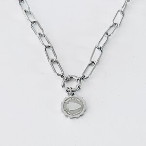 Kansas City Inspired Coin Necklace KC Football Chunky Chain Chief ...