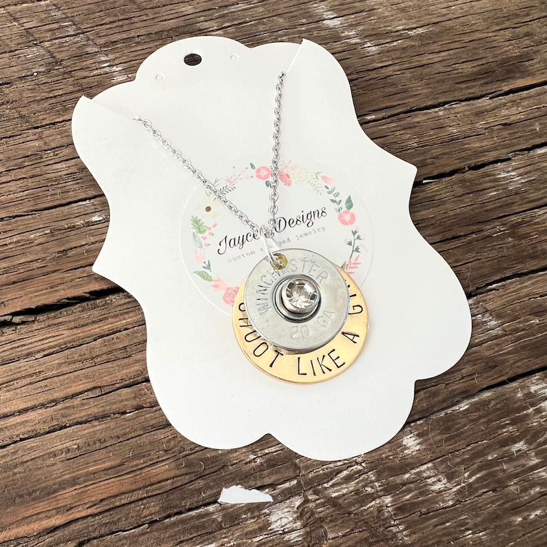 Shotgun Shell Necklace Personalized Shotgun Shell Jewelry - Etsy