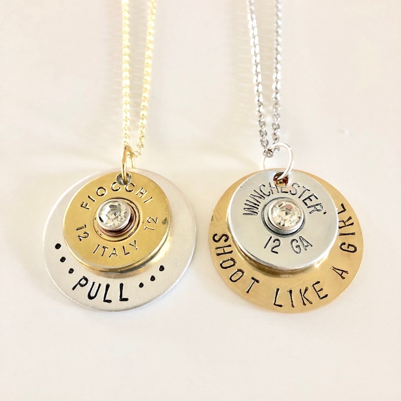 Shotgun Shell Necklace Personalized Shotgun Shell Jewelry - Etsy