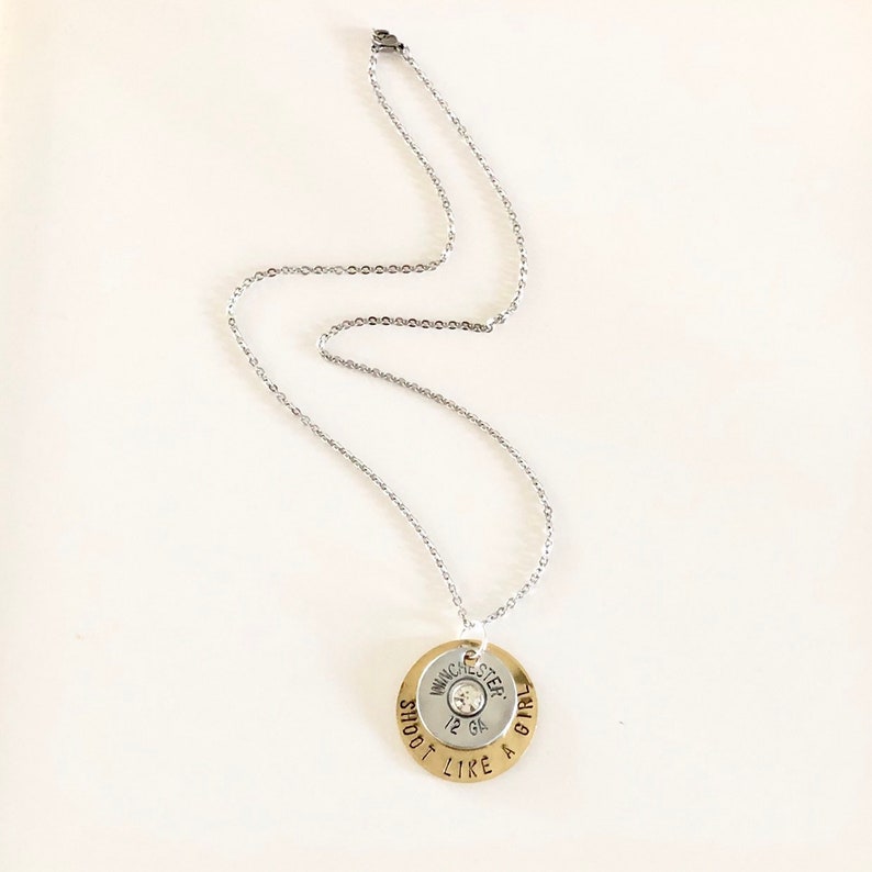Shotgun Shell Necklace Personalized Shotgun Shell Jewelry - Etsy