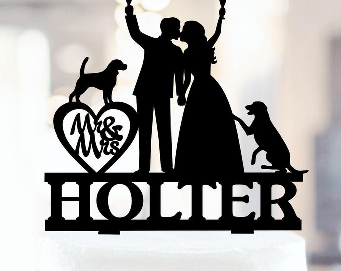 Plus Size Bride and Groom Wedding Cake Topper, Curvy Bride Cake Topper ...