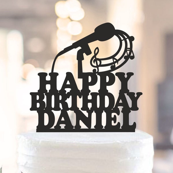 Music Cake Toppers - Etsy