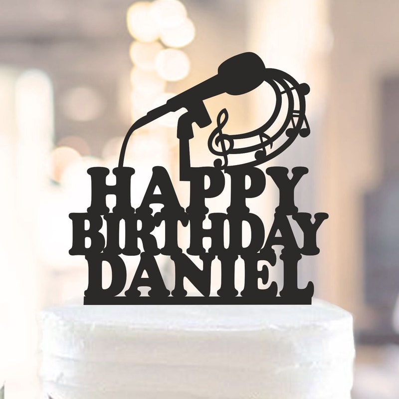 Music Cake Toppers - Etsy