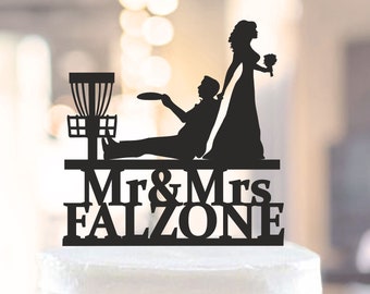 Frisbee Wedding Cake Topper Wedding Cake Topper Frisbee - Etsy