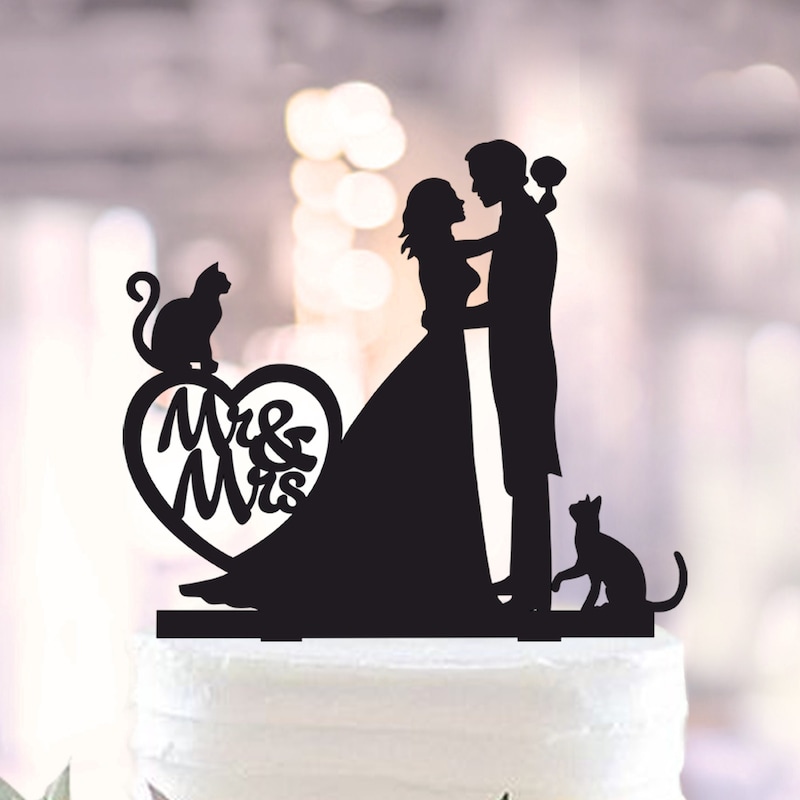 Silhouette Cake Topper - Etsy