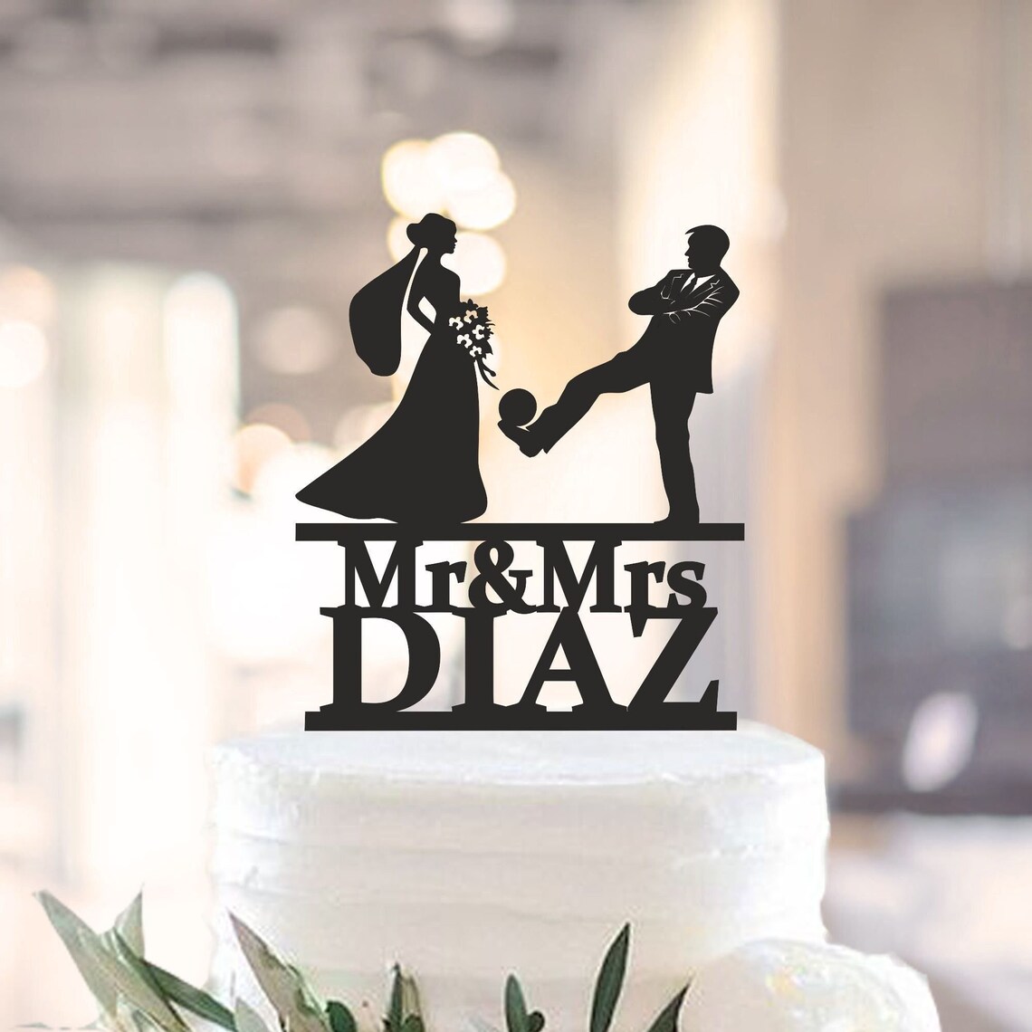 Wedding Cake Toppersoccer Football Soccer Players - Etsy