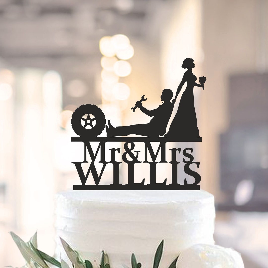 Mechanic Cake Topper for Weddingcar Mechanic Cake - Etsy