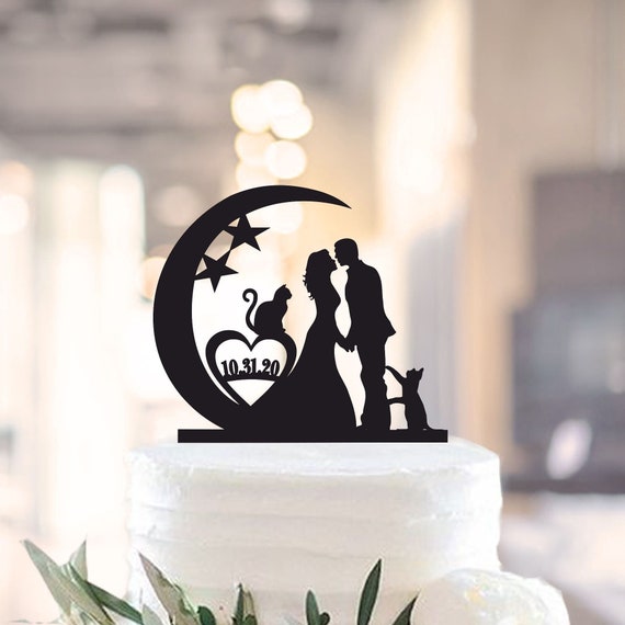 Moon And Stars Cake Topper Blue Moon And Stars Cake Topper For Kids