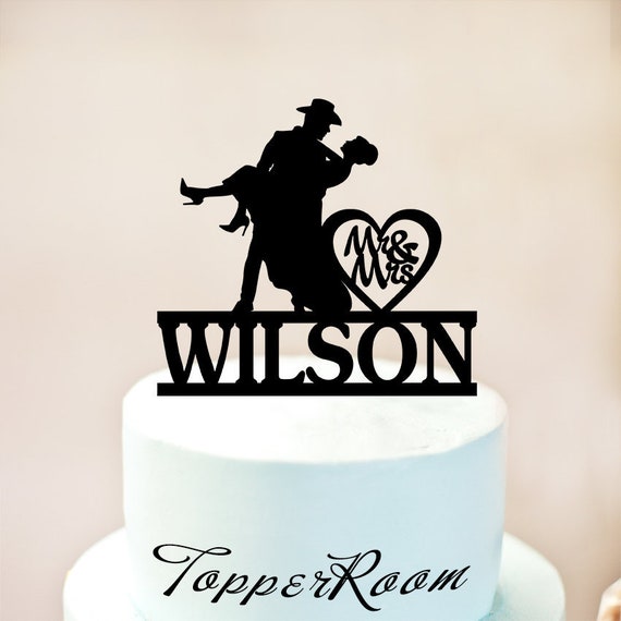 Western Wedding Cake TopperCowboy Wedding Cake TopperCountry | Etsy
