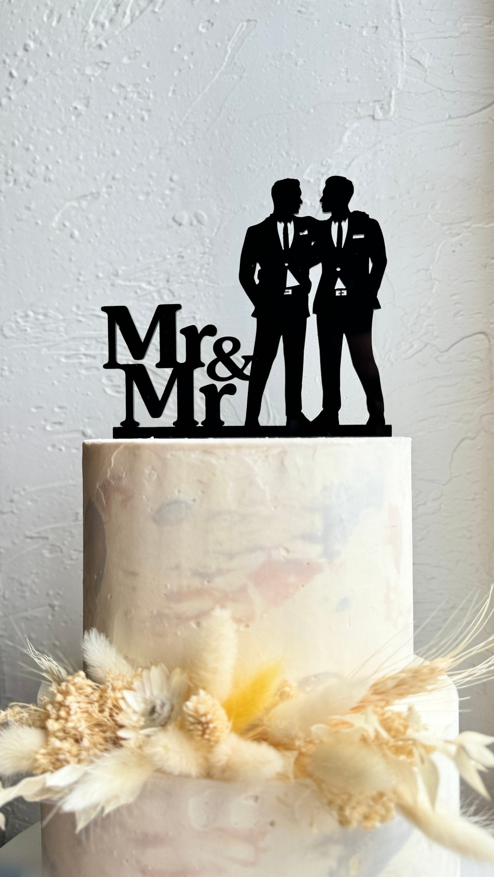 Mr and Mr Cake Topper, Gay Cake Topper, Gay Wedding Topper, Two Grooms ...