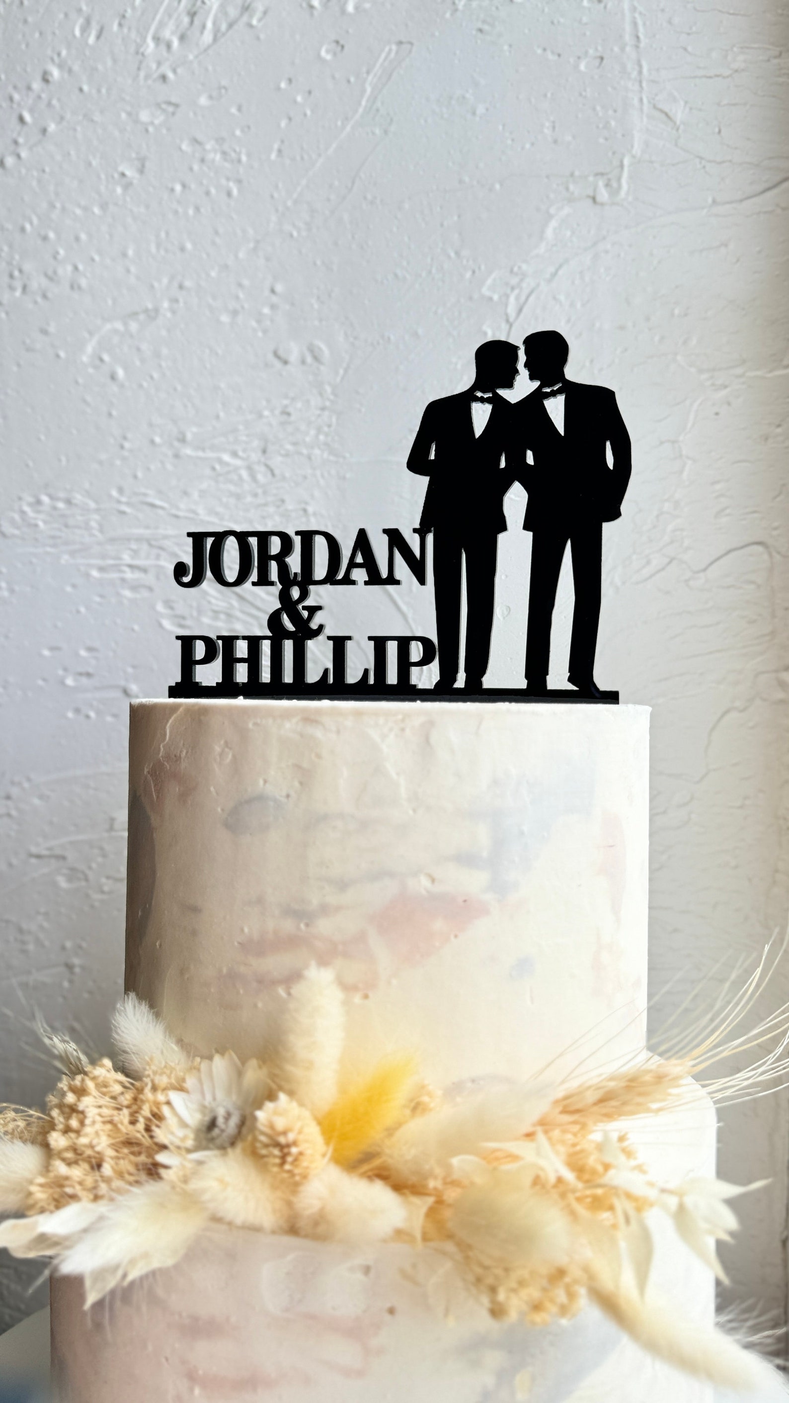 Gay Cake Topper, Gay Wedding Cake Topper, Name Gay Wedding Topper, Mr ...