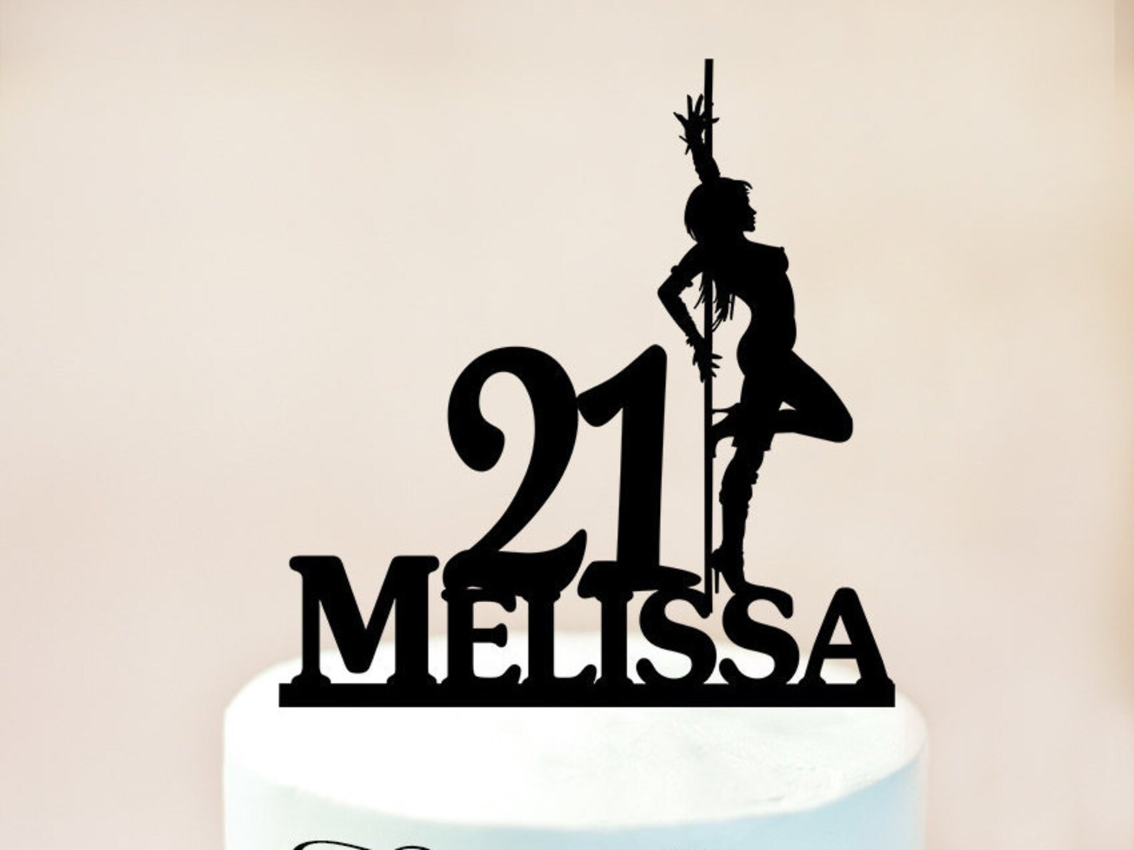 Pole Dancer Cake Topperstriptease dance Cake TopperSexy Girl | Etsy