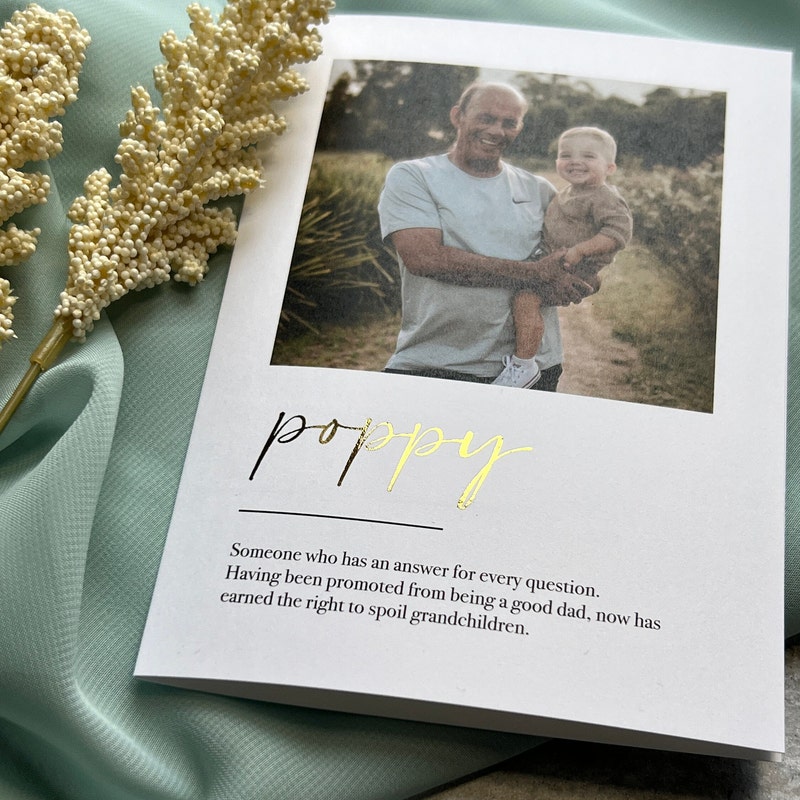 Fathers Day Poppy Cards - Etsy Australia