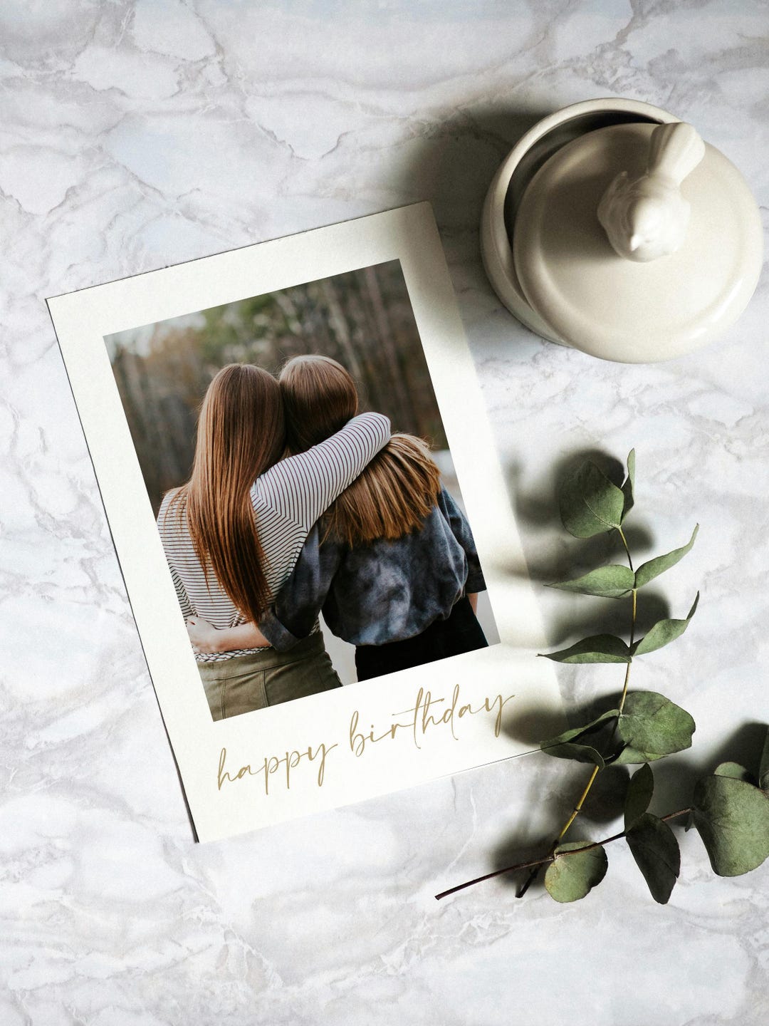 Personalised Photo Birthday Card | Gold | Silver | Rose Gold | Pink ...
