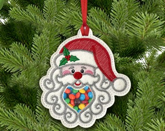 Santa Treat Bag in the Hoop Machine Embroidery Design N2 - 10 Sizes ...