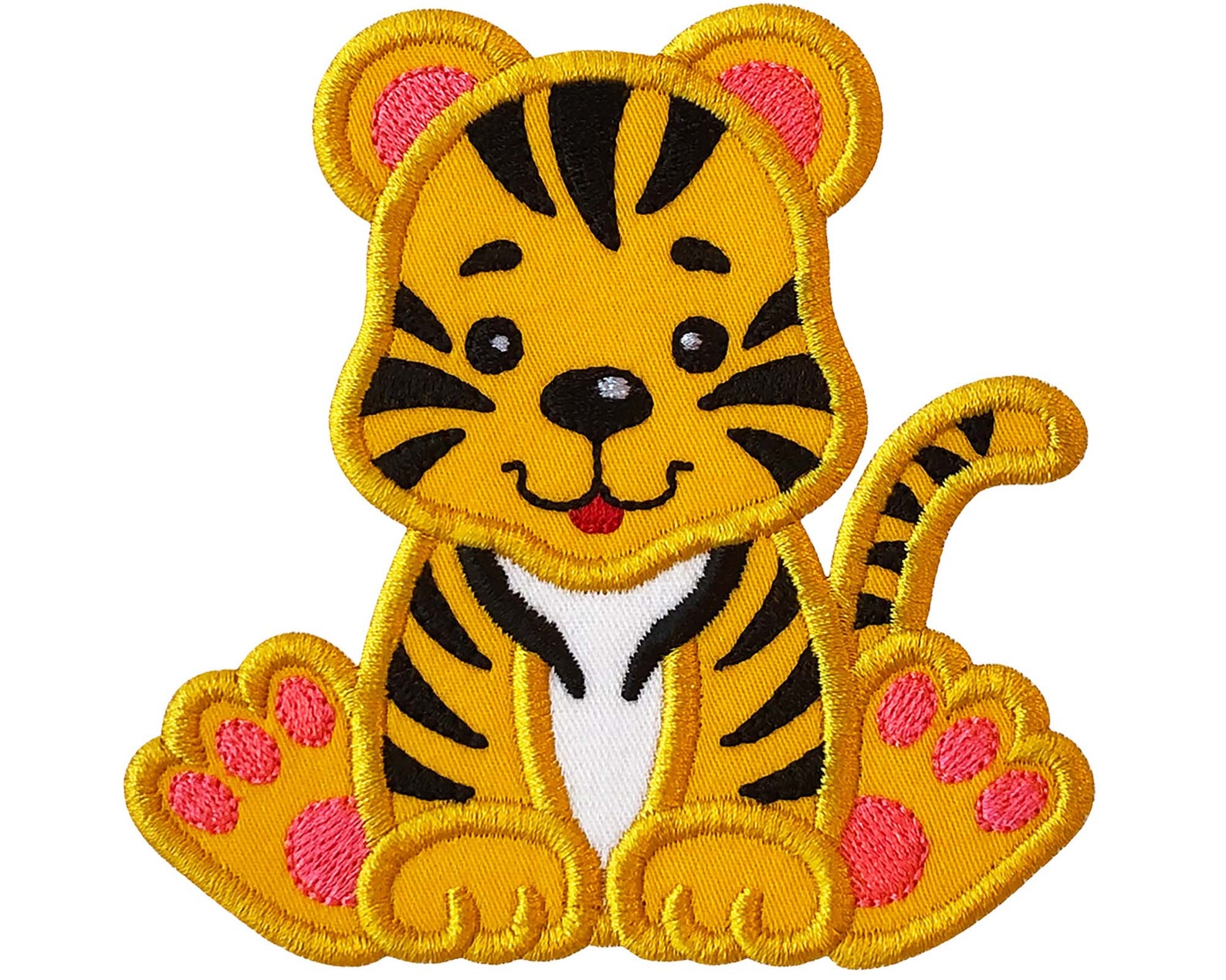 Tiger Applique Design Baby Tiger Applique Embroidery Design - Etsy