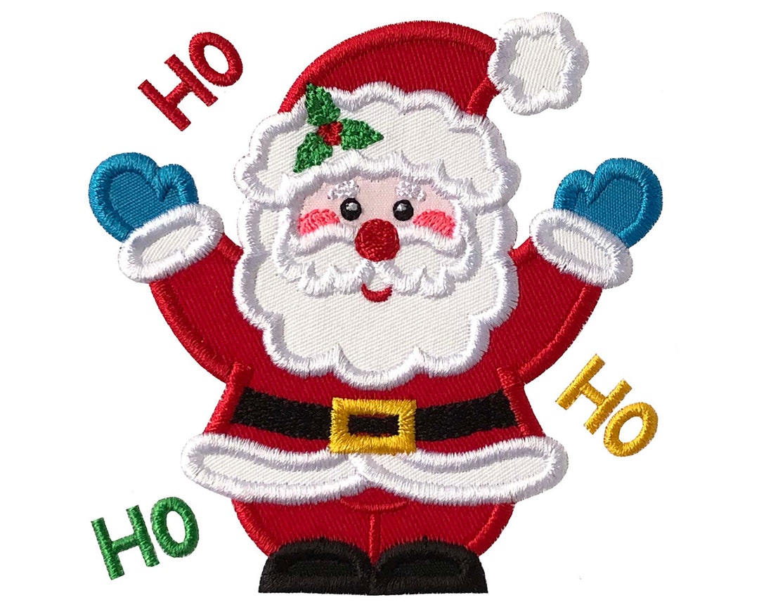 Santa Applique Design - Christmas Applique Embroidery Designs for ...