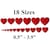 Small Heart Embroidery Design 18 Sizes Mini Heart Fill Stitch ...
