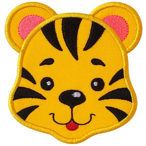 Tiger Head Applique Design - Tiger Applique Embroidery Design for ...