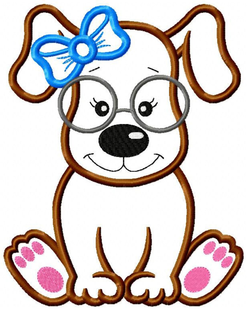Dog Applique Embroidery Designs - Puppy Applique Embroidery Designs for ...