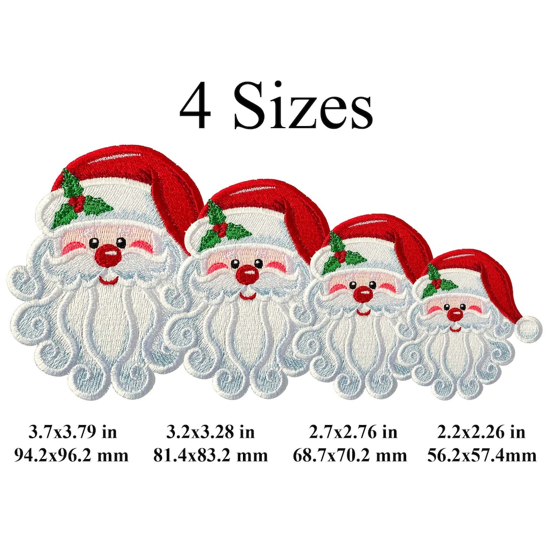 Mini Santa Claus Embroidery Design - Christmas Embroidery Designs for ...