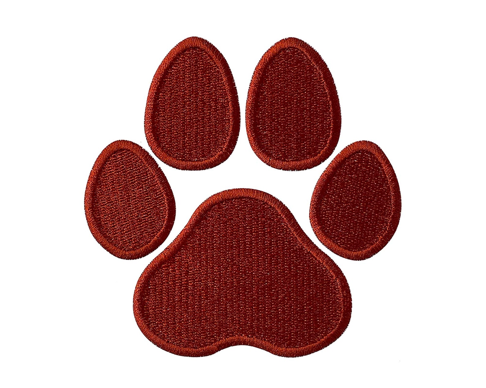 Paw Print Embroidery Design 15 Sizes Dog Paw Print Fill Stitch ...