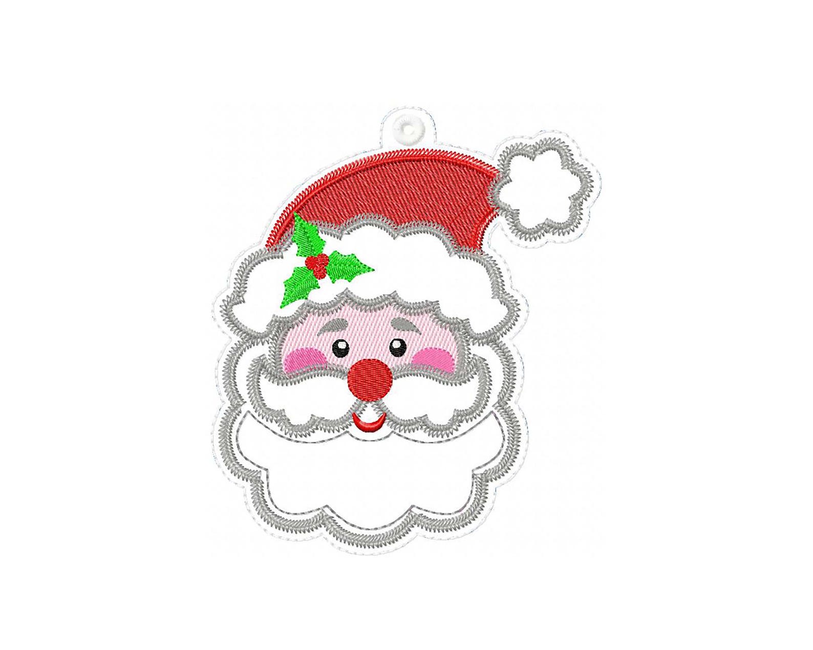 Santa Treat Bag in the Hoop Machine Embroidery Design N2 - 10 Sizes ...
