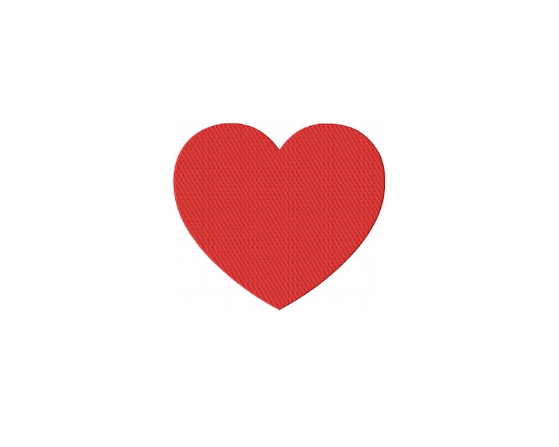 Small Heart Embroidery Design 18 Sizes Mini Heart Fill | Etsy