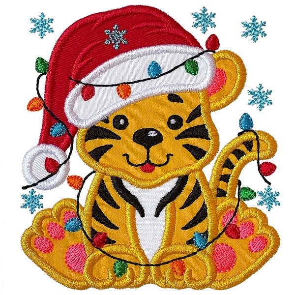 Tiger Applique - Etsy