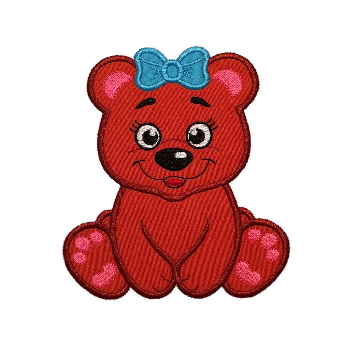 Teddy Bear Applique Design Teddy Bear Machine Embroidery - Etsy