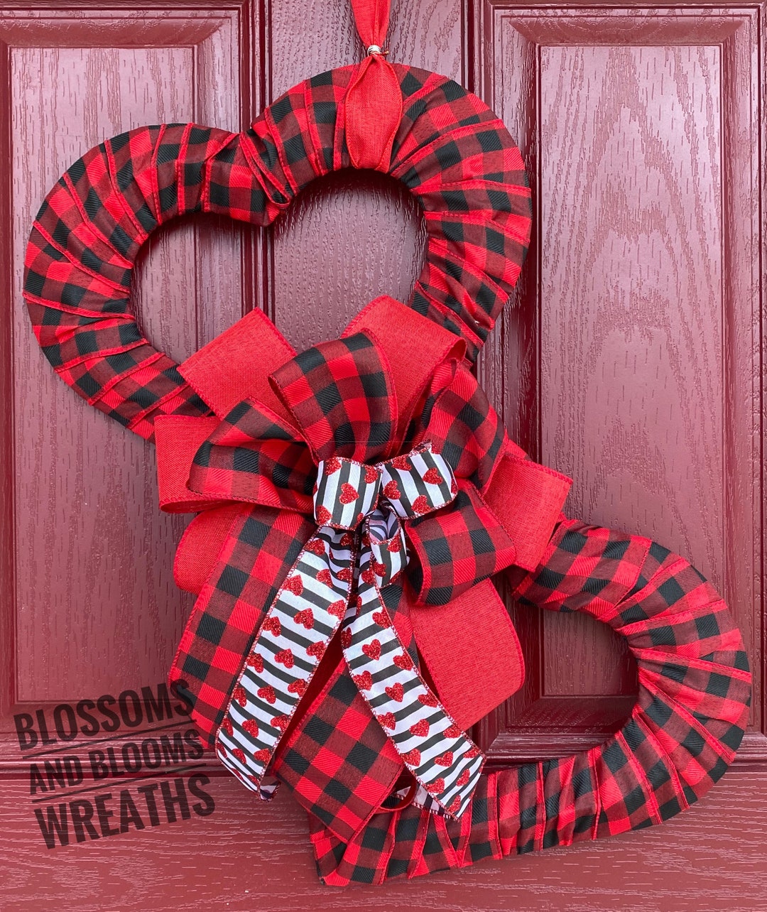 Valentines Double Hearts - Etsy