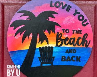 Everyday Beach Themed Door Hanger Shore Decor Tropical - Etsy