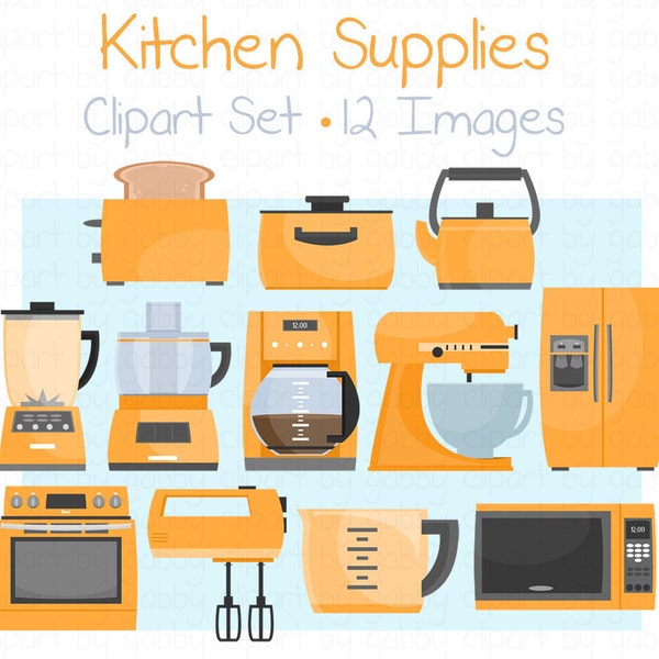 Kitchen Clip Art - Etsy