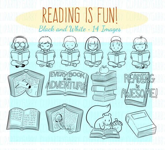 Reading Is Fun Clip Art