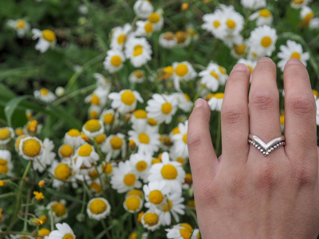 Oriana | Sterling Silver Ring, Minimal Ring, V Shape Ring, Silver ...