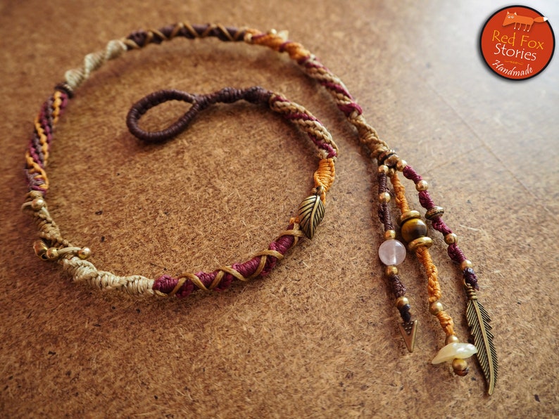 Clementine Macrame Hairwrap Ateba Dreadwrap Hair Jewelry - Etsy