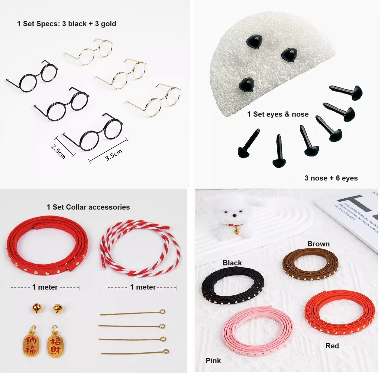 15mm Thickness Coral Fleece Pipe Cleaner, 1 Meter Chenille Stems, 1 ...