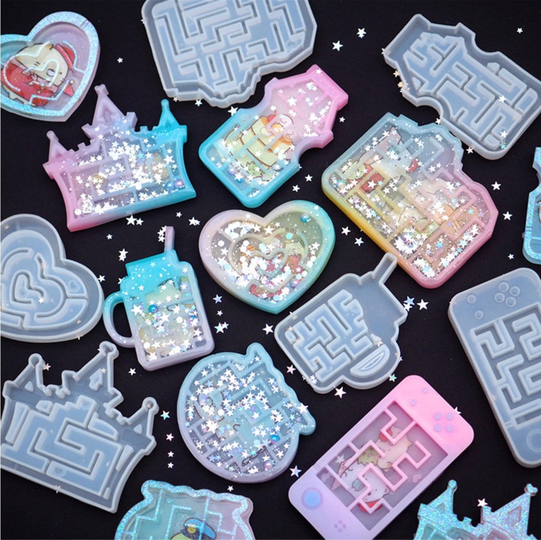 Kawaii Maze Shaker Silicone Mould | DIY Craft, Palace, Camera - Etsy